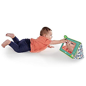 Bright Starts Sit and See Safari Floor Mirror Tummy Time Activity Toy, Ages Newborn +
