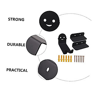 CUBTOL 1 Set Bike Hanger Metal Holder Indoor Bike Metal s Hooks Pot Rack Hook Bike Wall Stand Holders Storage Hooks Bike Supplies Bike Display Rack Bike Storage Hooks Pedal Metal Heavy