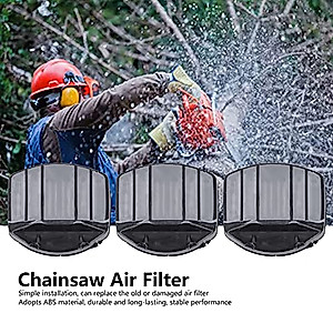 Air Filter, 3Pcs Garden Tool Supplies Easy To Install for 357 359 357XP 359XP