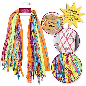 Approx 30 Yards Ribbons for Crafts Wrapping Ribbon Fabric Ribbon Hair Ribbons for Girls Craft Ribbon Decorative Ribbon Fabric Trim Bow Making Supplies Bow Ribbon Trim Sewing Trim Assorted Ribbon Party