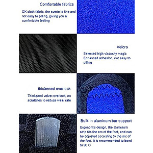 VIDECOR Plantar Fasciitis Relief Night Splint, Upgraded Foot Drop Orthotic Brace Ankle Braces for Men Women, Adjustable Night Splint for Plantar Fasciitis Arch Foot Pain,A