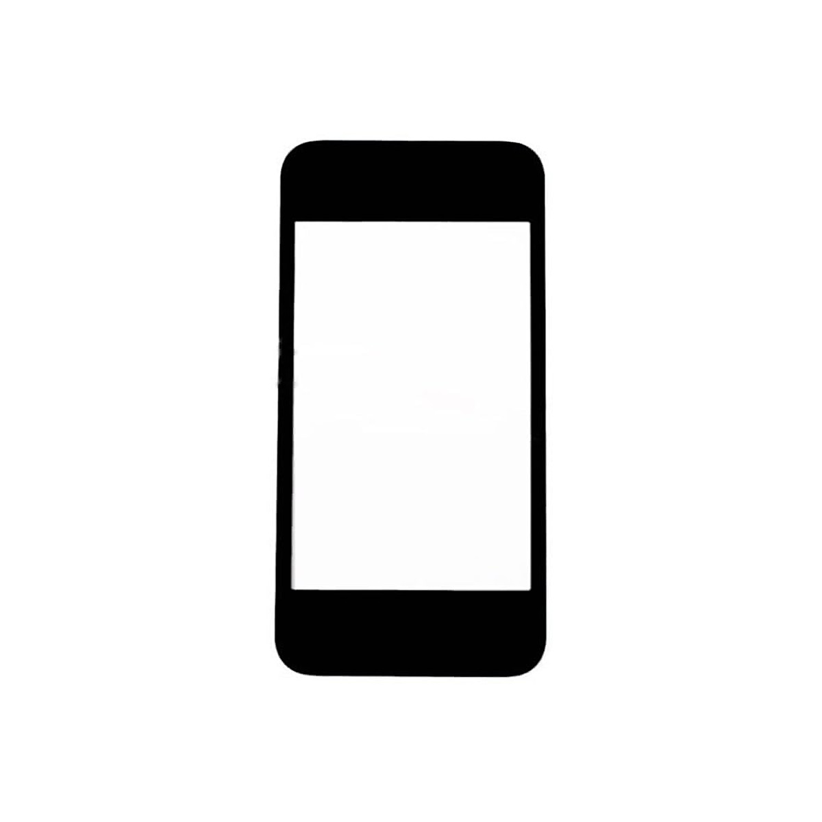 Top Surface Lens LCD Mirror Front Screen Lens for New 2DS XL LL Protector Cover Black