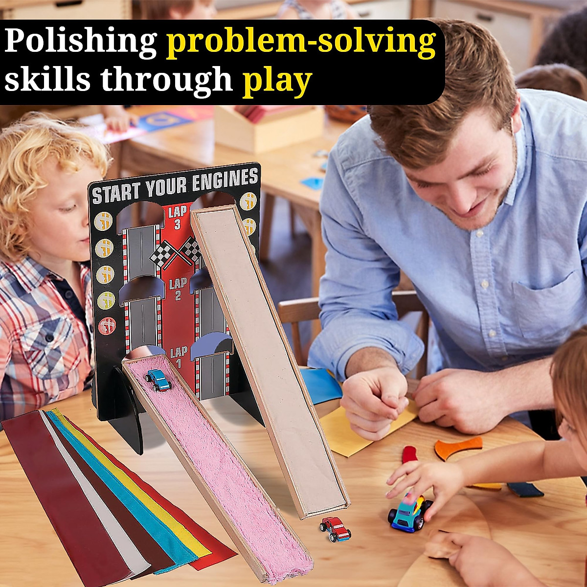 Stem Motion & Friction Activity - 21 Pieces - Educational And Learning Activities For Kids