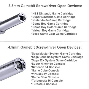 Replacement 72 Pin Slot for NES, 72 Pin Connector for NES, 72 Pin Cartridge Slot Connector with 3.8mm 4.5mm Screwdriver Bit Open Tool for NES 8 Bit System