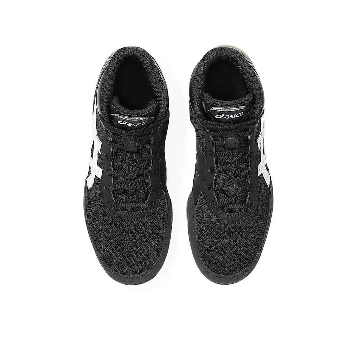 ASICS Kid's MATFLEX 7 Grade School Wrestling Shoes, 2, BLACK/WHITE