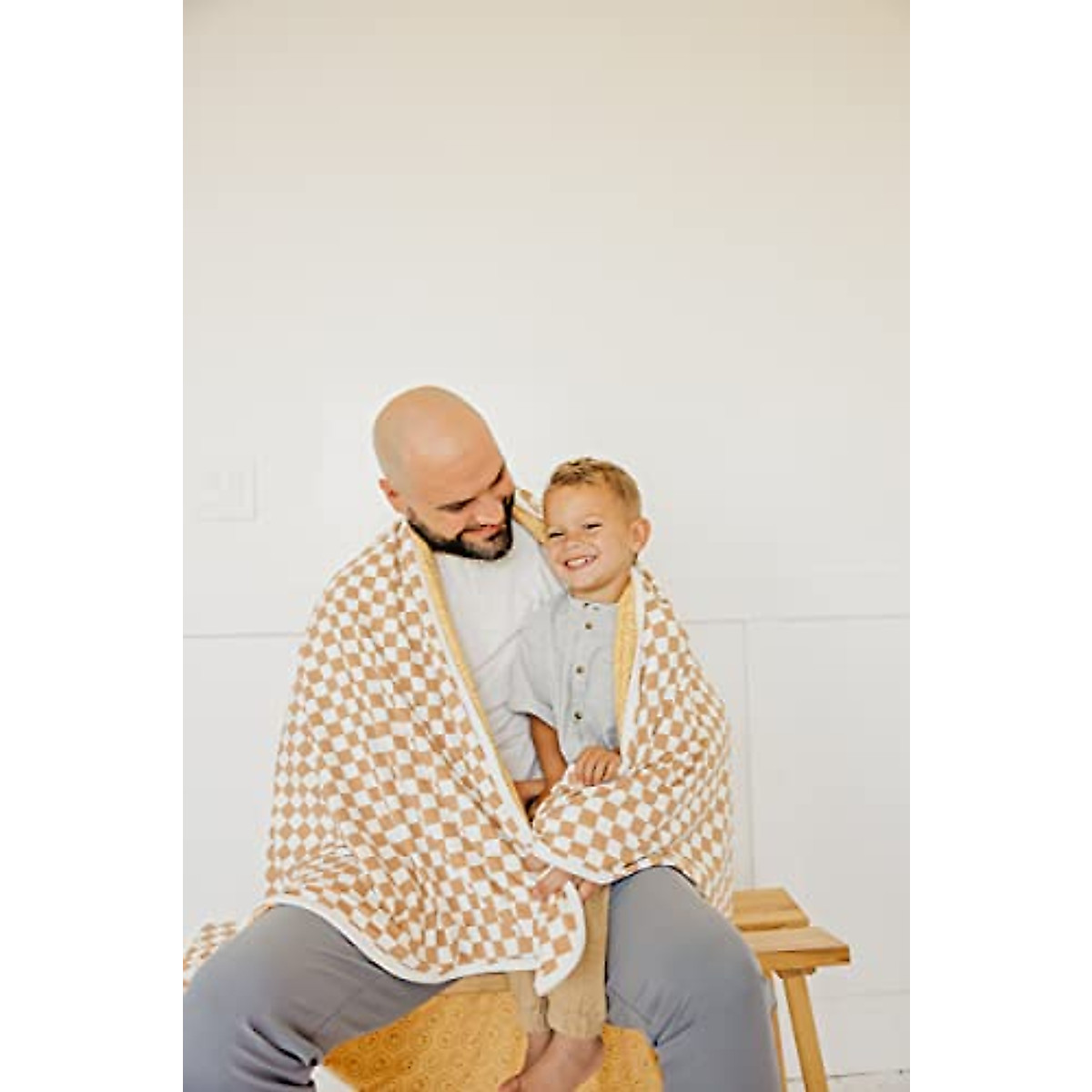 Copper Pearl Jumbo Premium Knit 3 Layer Stretchy Throw Blanket Vance