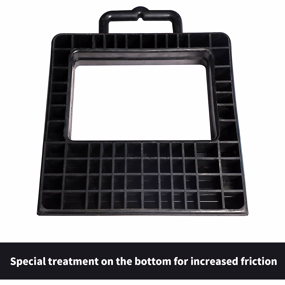 Tory Carrier Wheel Stopper Rubber Pallet Jack Truck Chock Heavy Duty Pallet Jack 14.2" Length x 11.4" Width x 2" Height