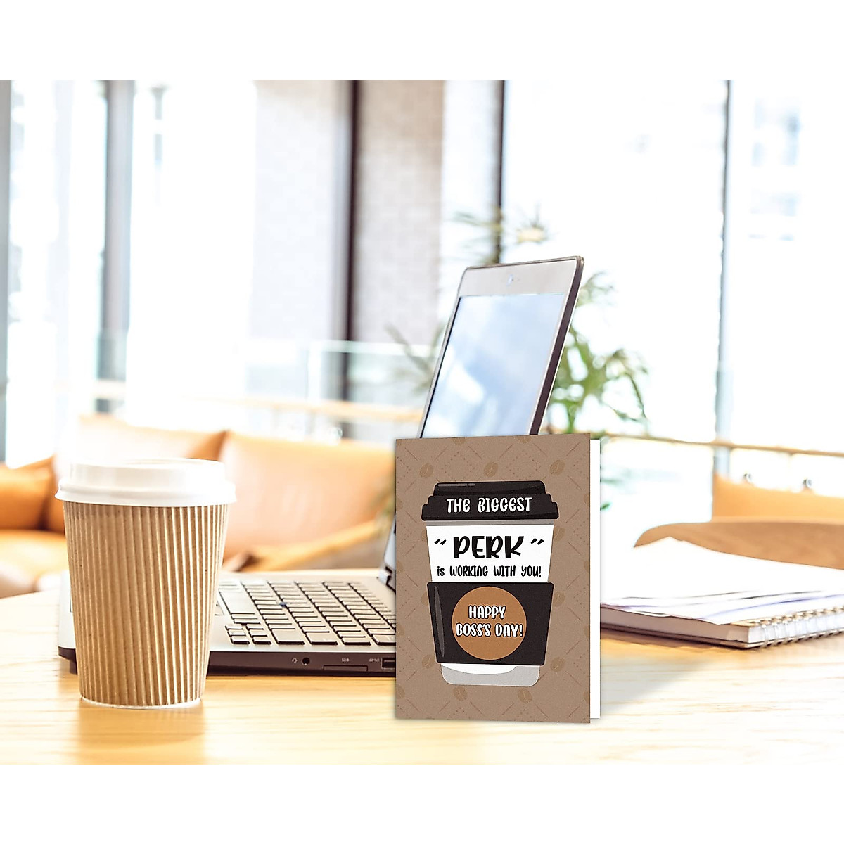 FLYAB Funny Boss Day Card for Boss Women Men 4"x6" Bosses Day Gifts Card from Employee National Boss's Day Card with Envelope Happy Boss's Day Christmas Birthday Gifts for Male Female Boss Manager