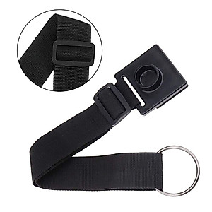 Jiayouy Violoncello Endpin Stopper Strap Anchor Non-slip Endpin Stopper Holder Stand for Cellist Practice Performance Black