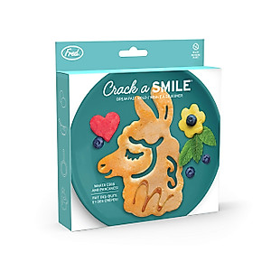 Genuine Fred Crack A Smile Breakfast Mold, Microwave and Dishwasher Safe, LLAMA