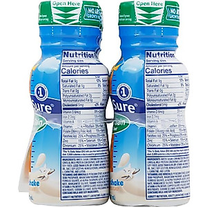 PediaSure, Grow & Gain Fiber Shake, Vanilla, 48 oz (pack of 6)