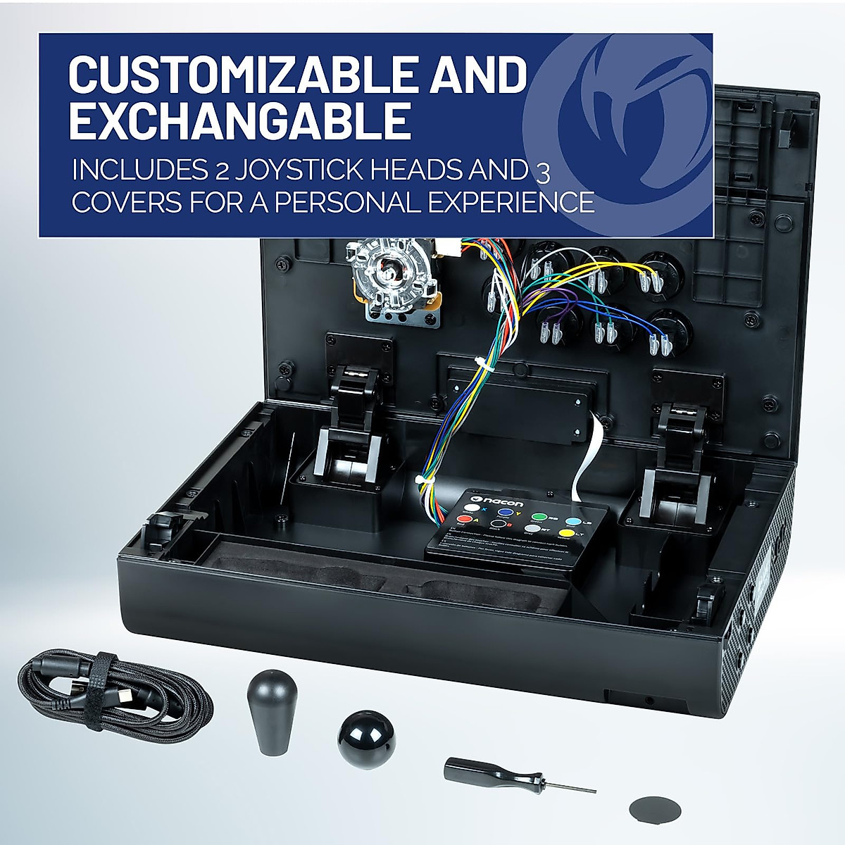 NACON Daija Arcade Fight Stick Officially Licensed for Xbox Series X | S, Xbox One, Windows 10 | 11 PCs