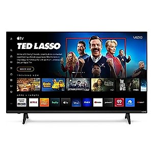 VIZIO 43-inch V-Series 4K LED HDR Smart TV w/Dolby Vision, WiFi 6E, Bluetooth Headphone Capable, AMD FreeSync & Alexa Compatibility, V435M-K04, 2023 Model