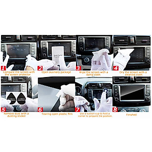 LFOTPP F150 Screen Protector for 2015-2021 F*ord F 150 F150 F250 F350 F450 sync2 sync3 Coupe Hatchback 8 Inch Navigation Screen Protector Glass Infotainment 8" Center Touch Screen Protector