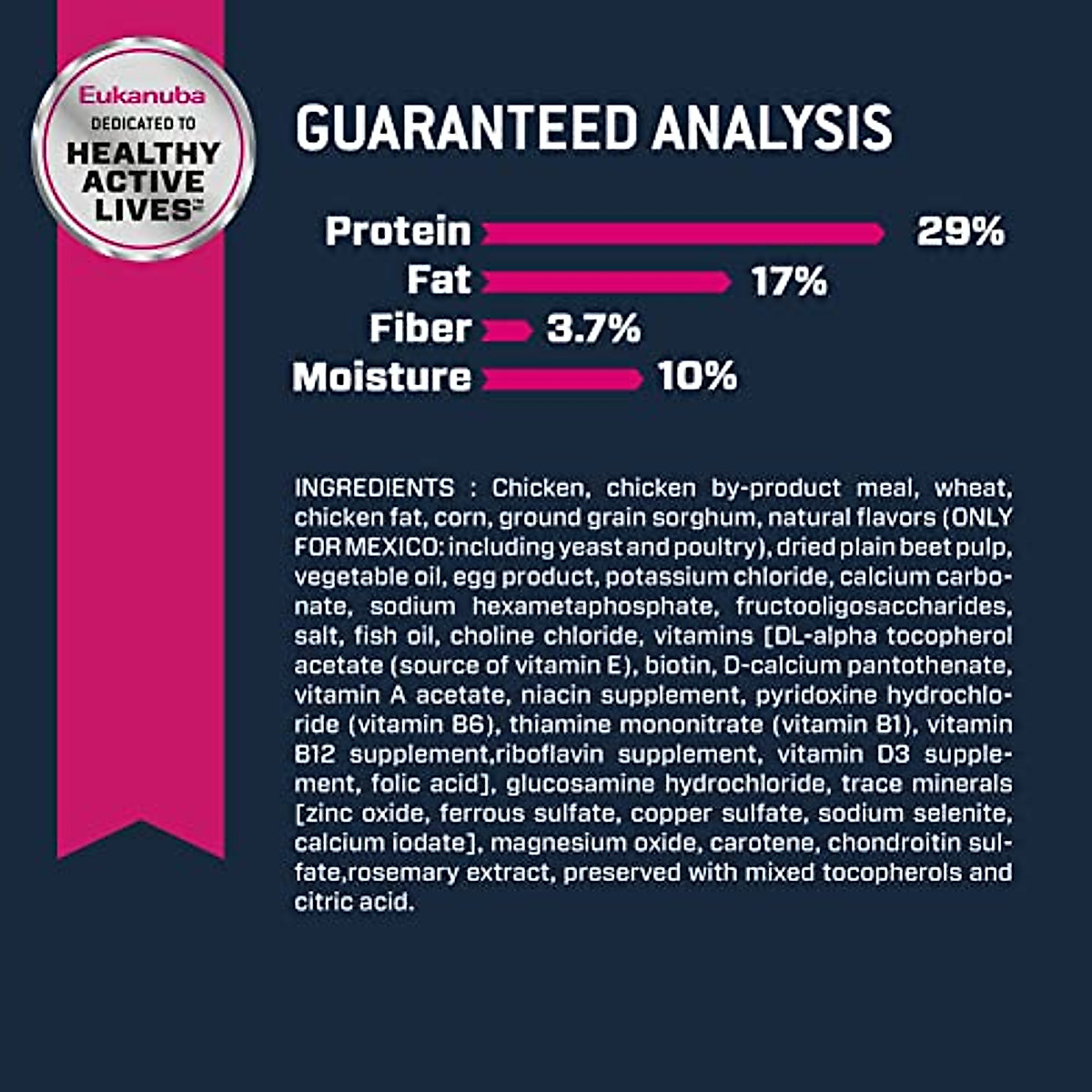 Eukanuba Senior Small Breed Dry Dog Food, 15 lb