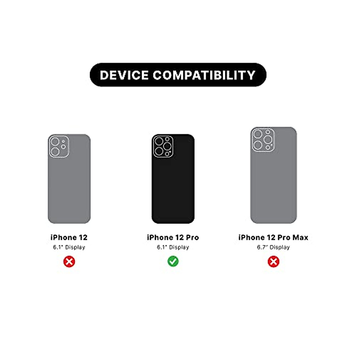 PopSockets iPhone 12/12 Pro Case with Repositionable Slide Grip and Compatible with MagSafe - All Smiles