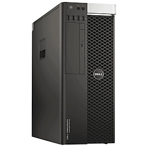 Dell Precision T5810 Mid-Tower Workstation - Intel Xeon E5-2697 v3 2.6GHz 14 Core Processor, 64GB DDR4 Memory, 512GB NVMe SSD, 4TB HDD, Nvidia Quadro K2200 Graphics Card, Windows 10 Pro. (Renewed)