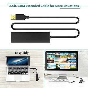 WJCCY USB Hub 3.0 Adapter Card Reader USB Splitter for Laptops USB 3.0 Hub for PC Computer Accessories