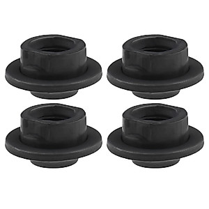 Create idea 4Pcs Rear Axle Nuts Replacement Bicycle Axle Nut Track Nut Bicycle Wheel Nut Bike Accessories for Mountain Bike Training Vehicle 3/8"