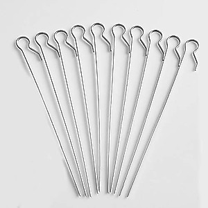 GEZICHTA BBQ Roaster Stainless Steel Roaster Rotisserie Skewers Needle Cage Oven Kebab Maker Grill