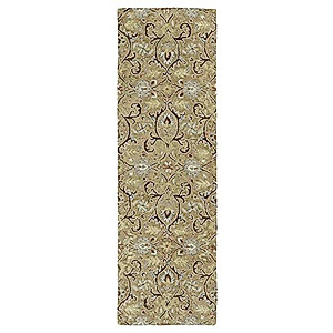 Kaleen Helena Collection Hand Tufted Area Rug, 5' x 7'9", Gold
