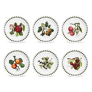 Portmeirion Pomona Bread and Butter Plate, Set of 6 Assorted Motifs