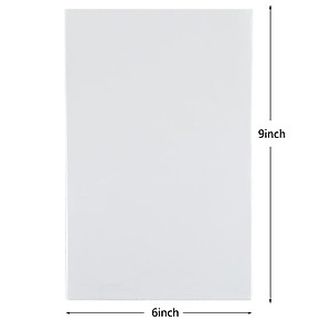 VIGUEUR Clear Cellophane Bags - 100PCS 6" x 9" Clear Treat Bags with Ties for Bakery, Cookies, Candies,Dessert