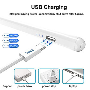 Stylus Pen for iPad,ipad Pen for iPad 10/9th,Apple Pencil Compatible with iPad Pro 12.9/11in,iPad Air 5/4/3,iPad Mini 6th/5th Gen,iPad 6/7/8th Gen,ipad Pen with Palm Rejection,4 Replaceable 1.5mm Tips