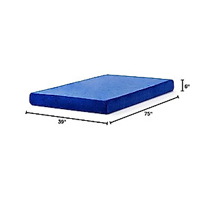 Irvine Home Collection Twin 6 inch Gel Memory Foam Mattress | Free Matching Pillow | Medium Firm | Cool Sleep | CertiPUR-US Certified | No Fiberglass | Great for Kids, Bunk Beds, Trundle, and Daybeds