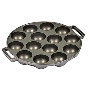 Pearl Metal Japan Aluminum Alloy 14 pc Takoyaki Pan Savory Octopus Balls Griddle Maker Round Mold Pan - Made in Japan