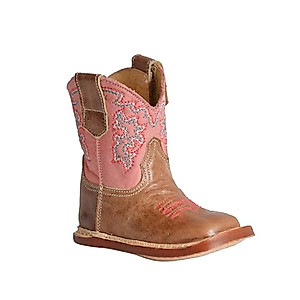 ROPER Baby Girl's Cowbabies Parker (Infant/Toddler) Tan 4 Toddler M