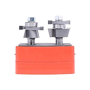 Whiteside 6009 15° Shaker Cabinet Door Router Bit Set, 1/2" Shank, for 1/4" Panels, 2-Piece