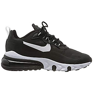 Nike Air Max 270 React Mens Running Trainers CI3866 Sneakers Shoes (UK 9.5 US 10.5 EU 44.5, Black White Black 004)