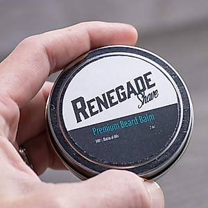 Man Crates, Beard Wrangler Mini Crate - Includes Beard Shampoo, Beard Balm, Grooming Oil, Beard Brush - 100% Natural Oils - Unique Gift for Men