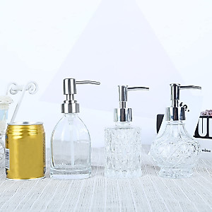 Cabilock Hand Soap Bottle Pump Liquid Bottle Dispenser for Shampoo Essential Oil Blends