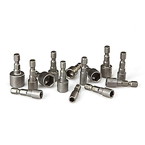 TEKTON Quick-Change Power Nut Driver Bit Set, 14-Piece (3/16-7/16 Inch) | 2938