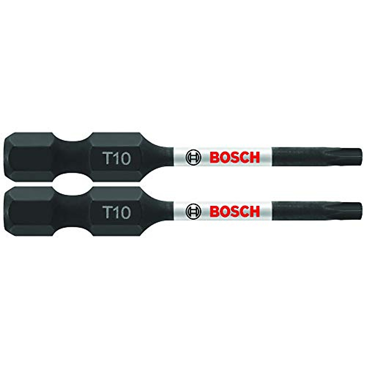 BOSCH ITT10202 2-Pack 2 In. Torx #10 Impact Tough Screwdriving Power Bits