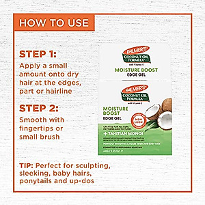 Palmer's Coconut Oil Formula Moisture Boost Edge Gel, 2.25 Ounce