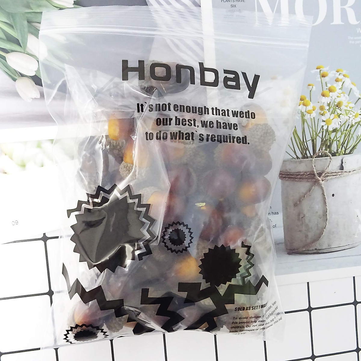 Honbay 50PCS Lifelike Artificial Acorn Fake Nutty Craft Acorns with Acorn Cap Simulation Fruit Props for Vase Filler, Home House Autumn Favor, Thanksgiving Day Christmas and Wedding Decoration