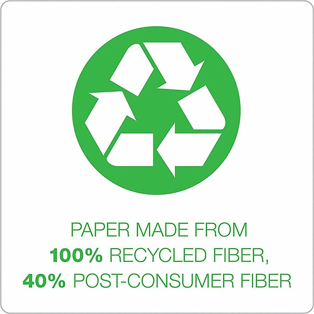 TOPS 74830 Second Nature Recycled Pads, Lgl/Margin Rule, 5 x 8, White, 50 Sheets (Pack of 12)