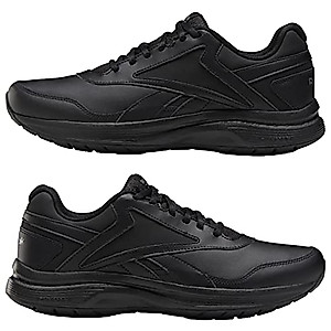 Reebok Men's Walk Ultra 7 DMX Max Shoe, Black/Grey/Royal, 12 Wide