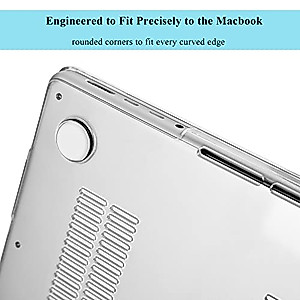 EooCoo Compatible for MacBook Pro 14 inch Case 2023 2022 2021 Release M2 A2779 A2442 M1 Pro M1 Max Chip, Hard Shell Cases with Keyboard Cover, Screen Protector - Crystal Clear