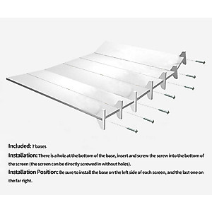 Wood Screen Room Divider Clean White Beach Folding Screen Canvas Privacy Partition Panels Dual-Sided Wall Divider Indoor Display Shelves 6 Panels