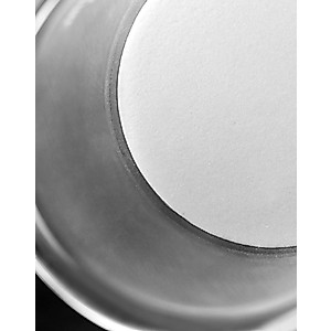 QWORK 250ml Buchner Funnel, Borosilicate Glass Buchner Filtering Funnel with 24/40 Standard Taper Inner Joint, Medium Frit (G3) Lab Glassware with Vacuum Serrated Tubulation