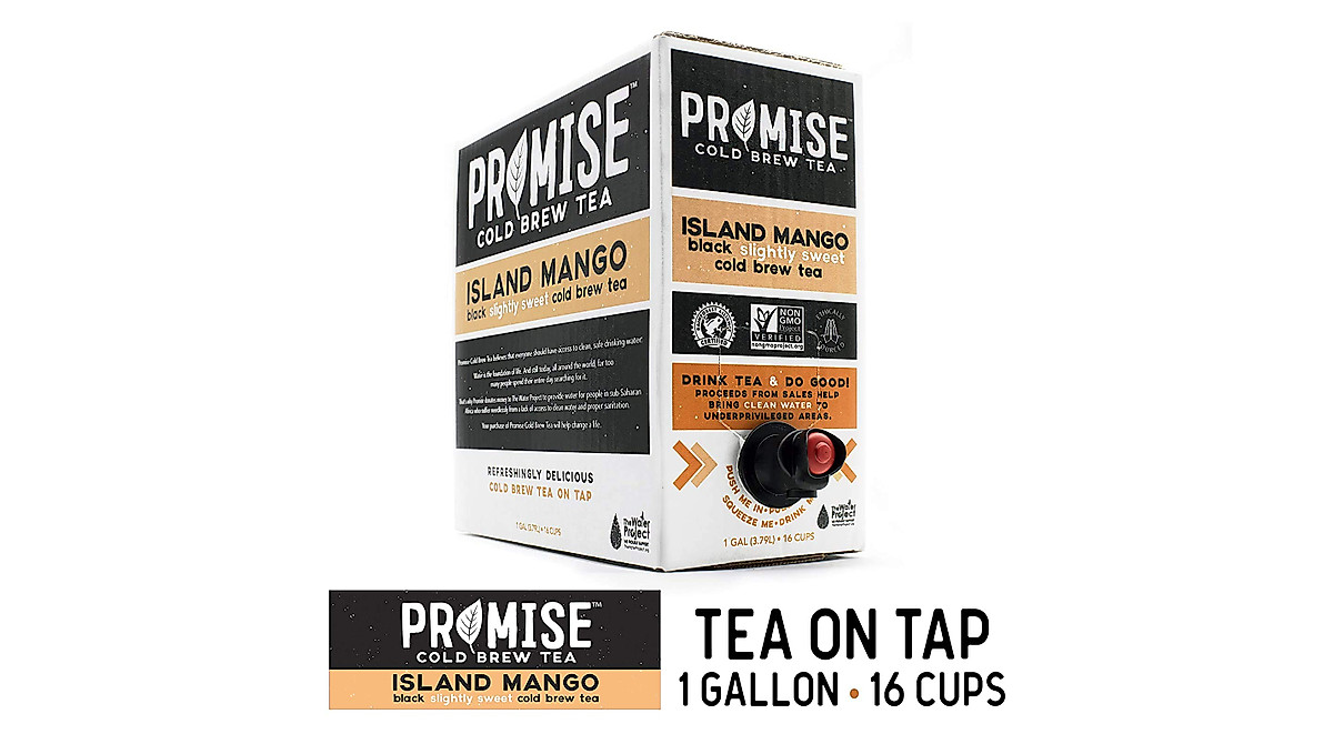 Promise Cold Brew Island Mango Tea - Refreshing & Sweet