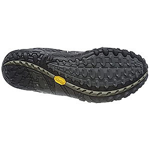 Merrell mens Merrell Mens Intercept Breathable Walking Shoes J73703 Black Smooth Black Leather UK Size 10 (EU 44.5, US 10.5)