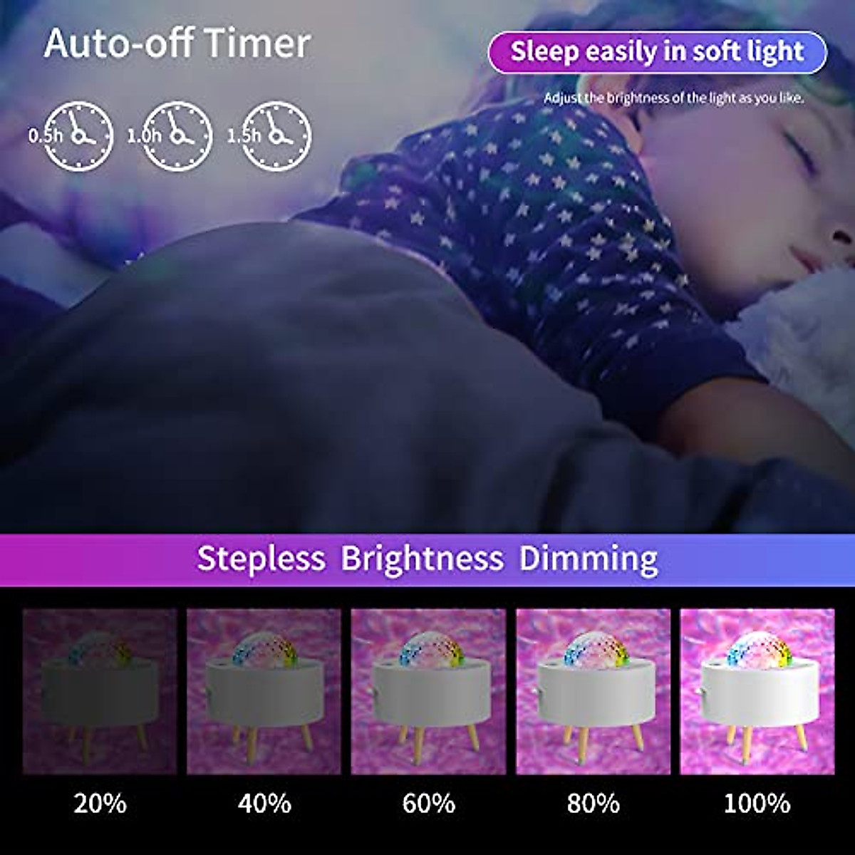 Star Projector Galaxy Light,3 in 1 LED Projector Light with Bluetooth Music Speaker&Timer,USB LED Starry Sky Light with Remote Control for Bedroom Party Home,Sky Starry Projector Light for Kids Adults