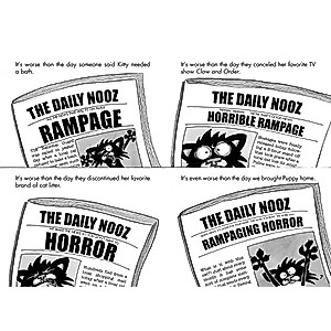 Bad Kitty: Puppy's Big Day (paperback black-and-white edition)