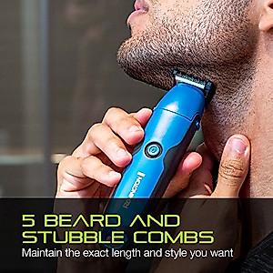 Remington PG6250 WetTech Lithium Powered Head, Beard, & Body Grooming Kit, Trimmer (8 Pieces)