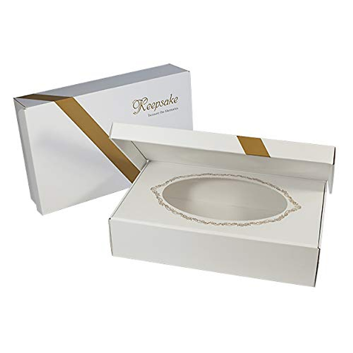 Foster-StephensWedding Dress Preservation Kit | Acid-Free and Archival Storage | Family Heirloom and Wedding Gown Keepsake Preservation Box | Large